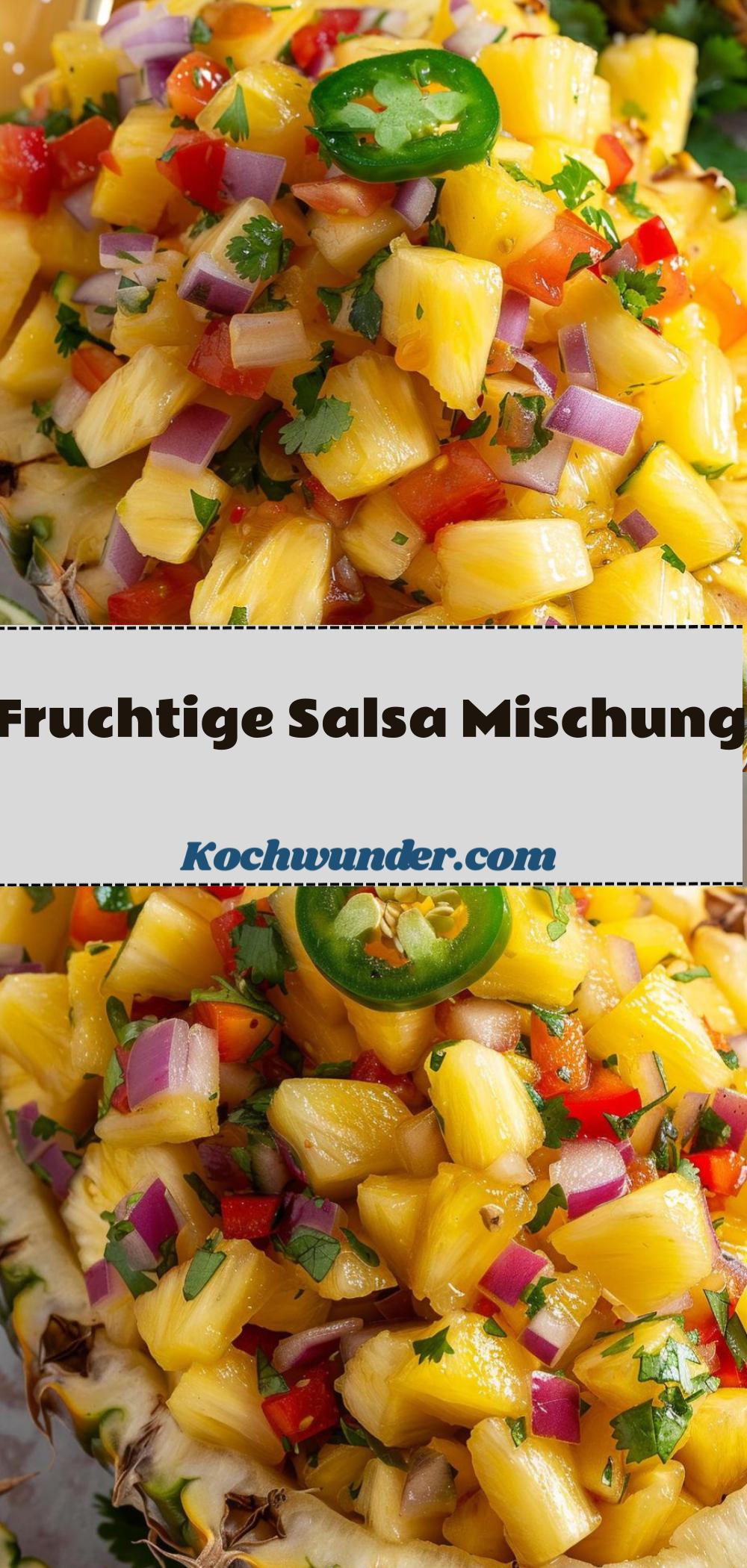 Ananas Mango Salsa frisch zubereitet - Koch Wunder